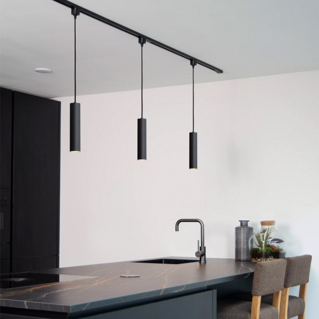 Spot suspendue sur rail monophasé Floris - Lucide - Wonderlamp.fr