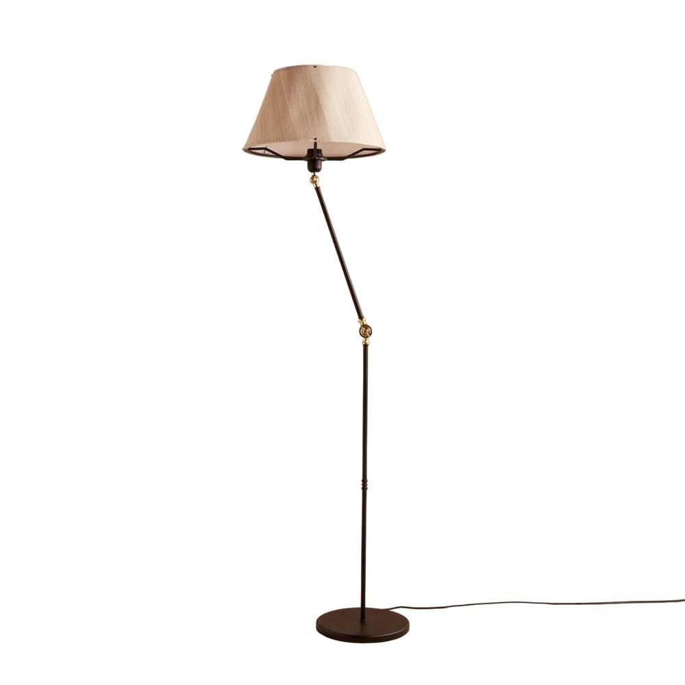 Lampadaire orientable Tesira Creme - Wonderlamp.fr