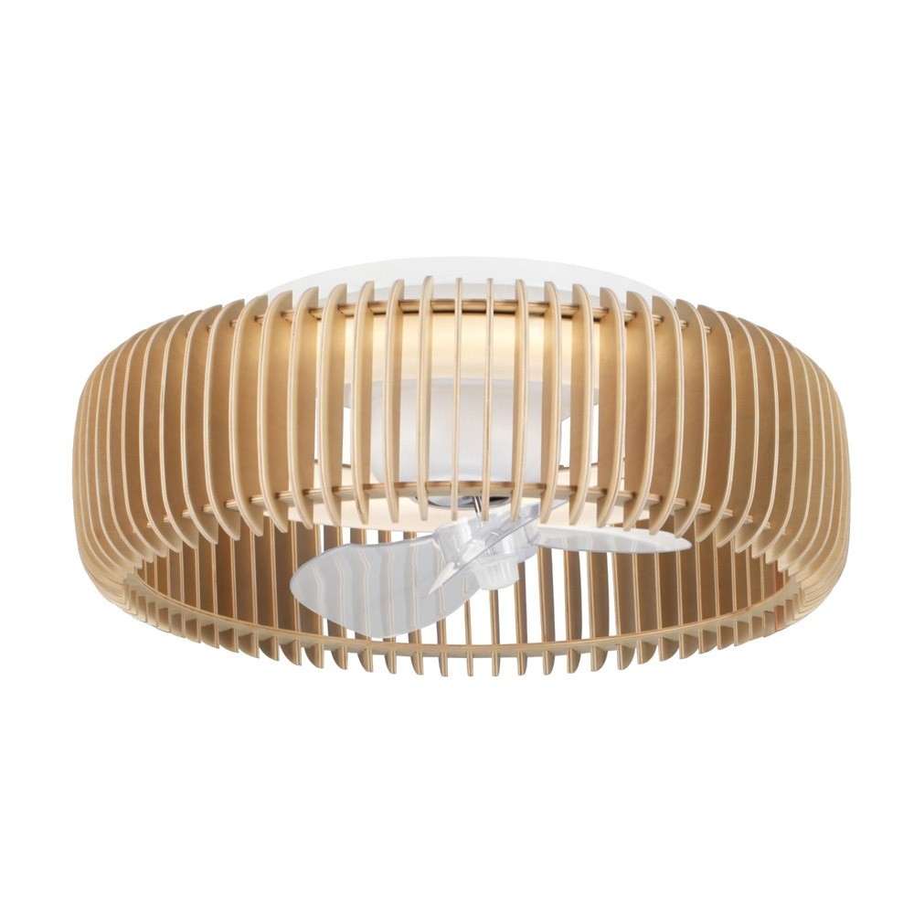 Ventilateur de plafond LED Daya CCT Dim (32W) - Sulion - Wonderlamp.fr