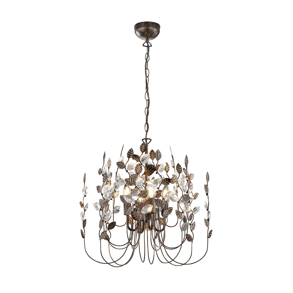 Lustre Napoli (4 lumieres) - Trio Lighting - Wonderlamp.fr